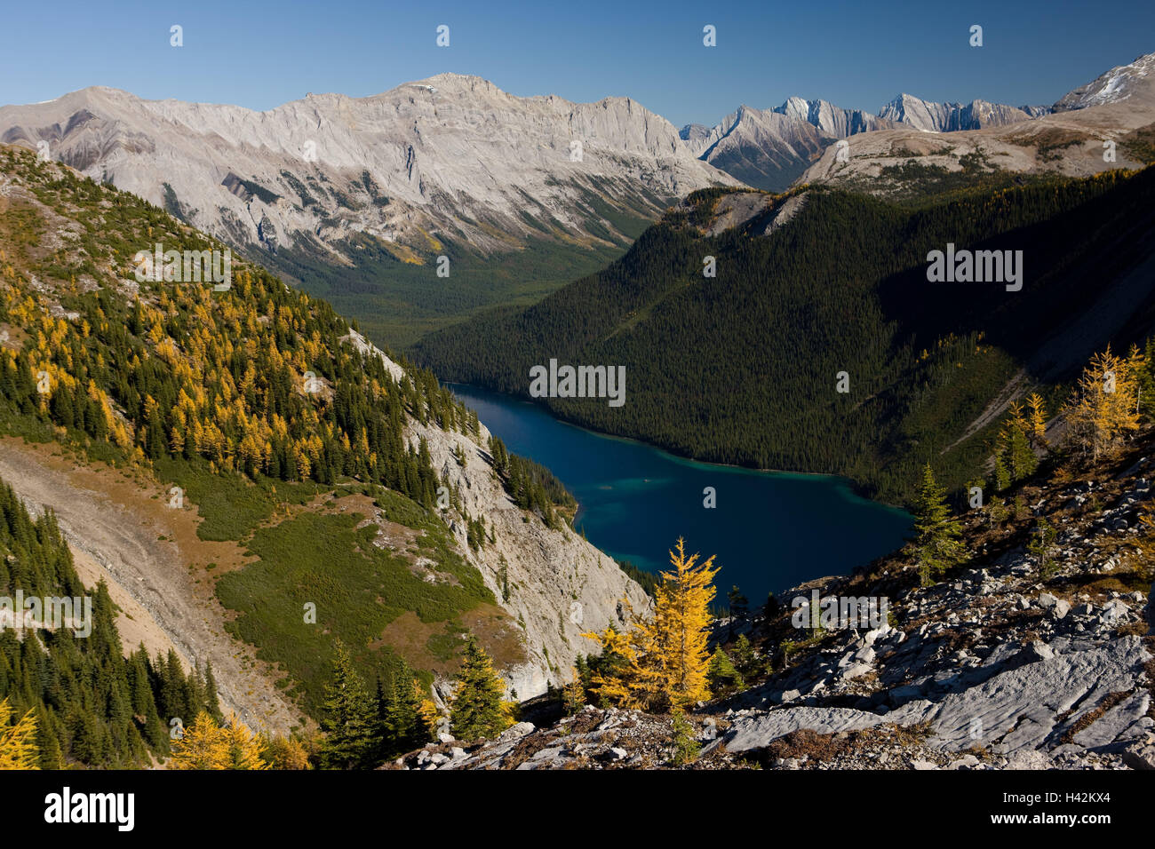 Alberta, Mt. Assiniboine Provincial park, Wonder Pass Lookout, Marvel ...
