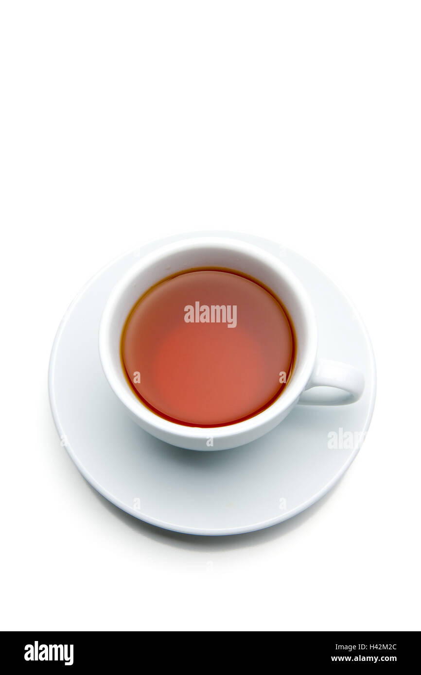 Studio shot of tea cup on white background Stock Photo - Alamy