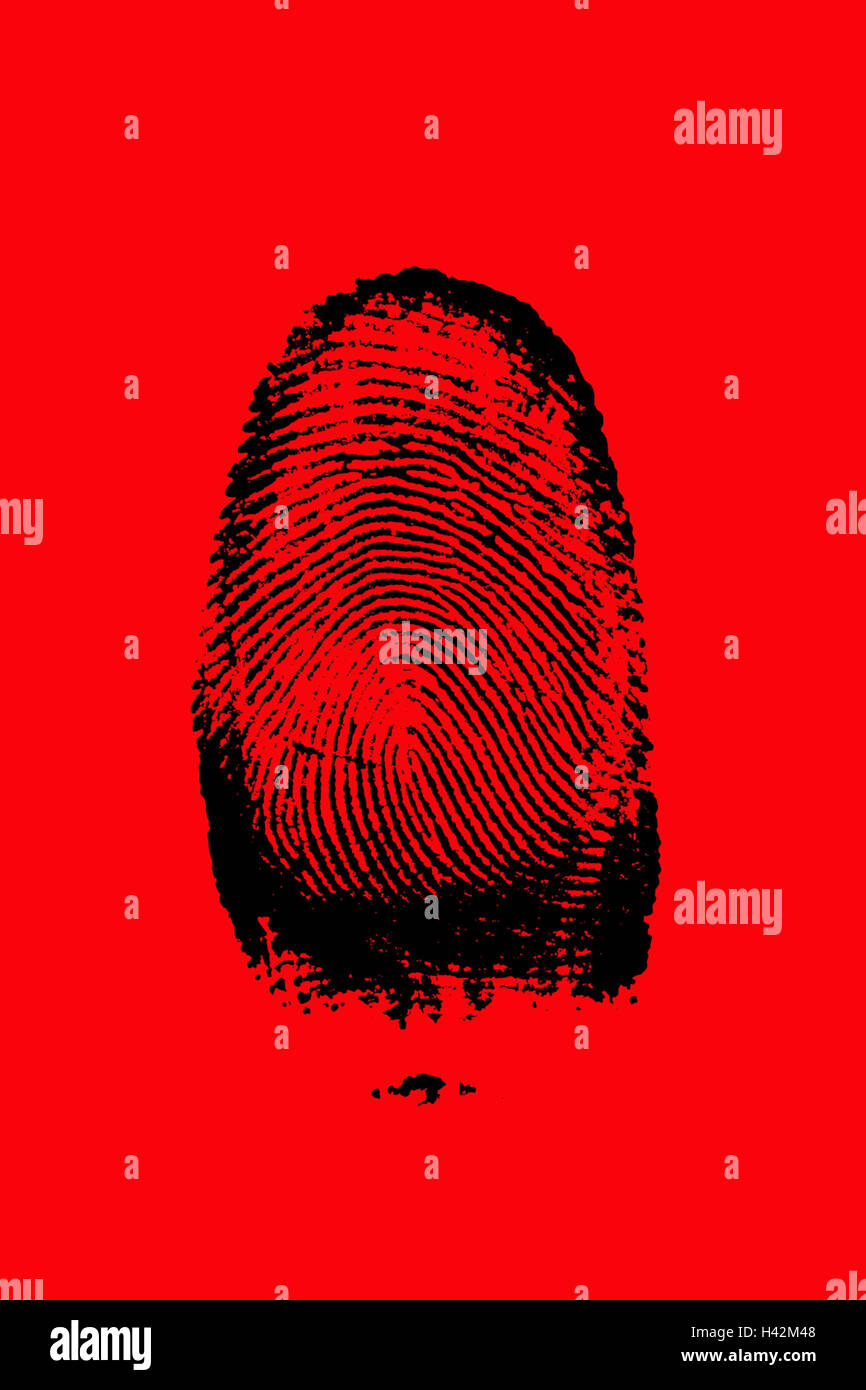 Fingerprint symbol hi-res stock photography and images - Alamy