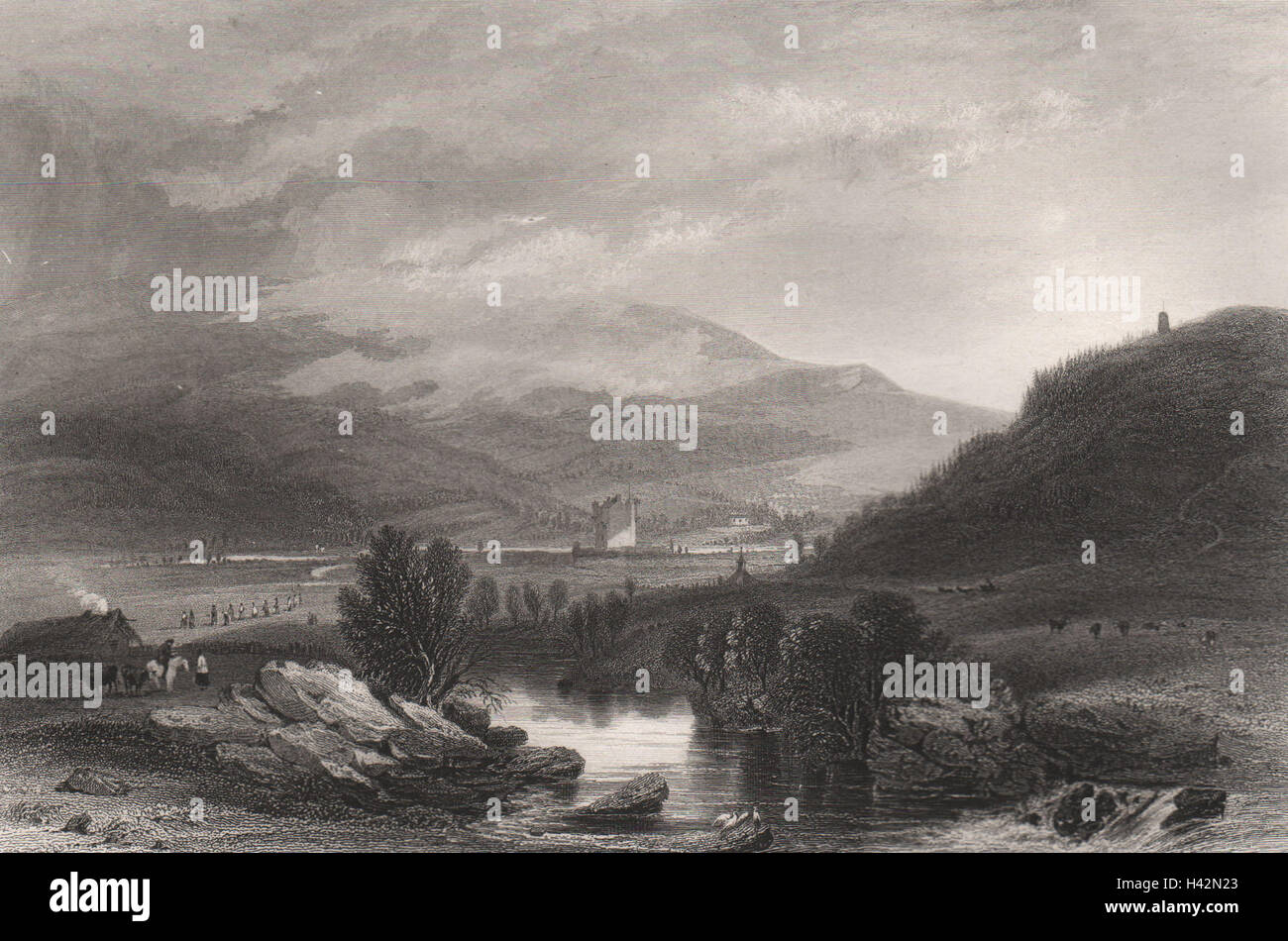 Braemar castle illustrated hi-res stock photography and images - Alamy