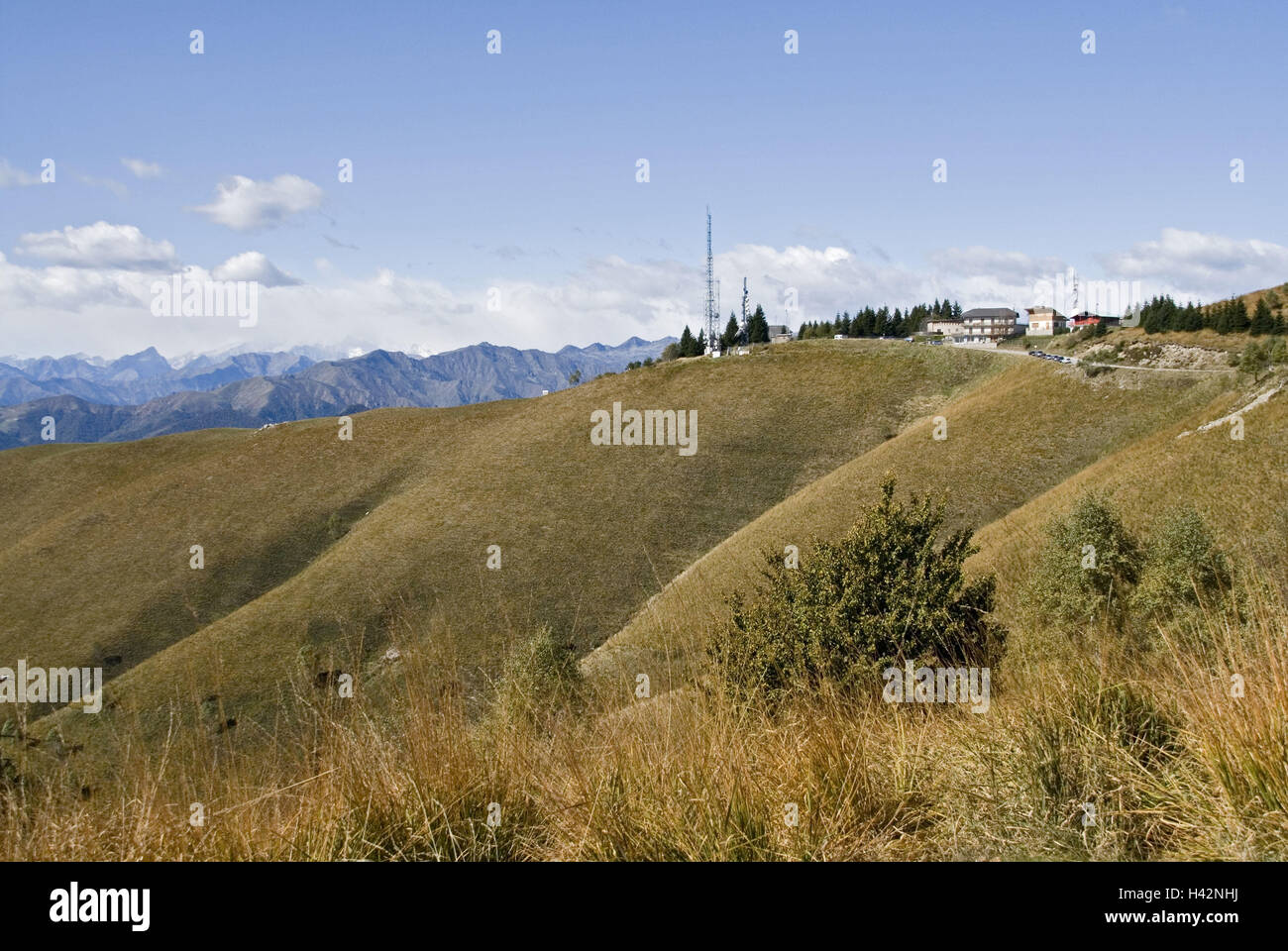 Italy, Piedmont, Monte Mottarone, summit, 1491 m, environment ...