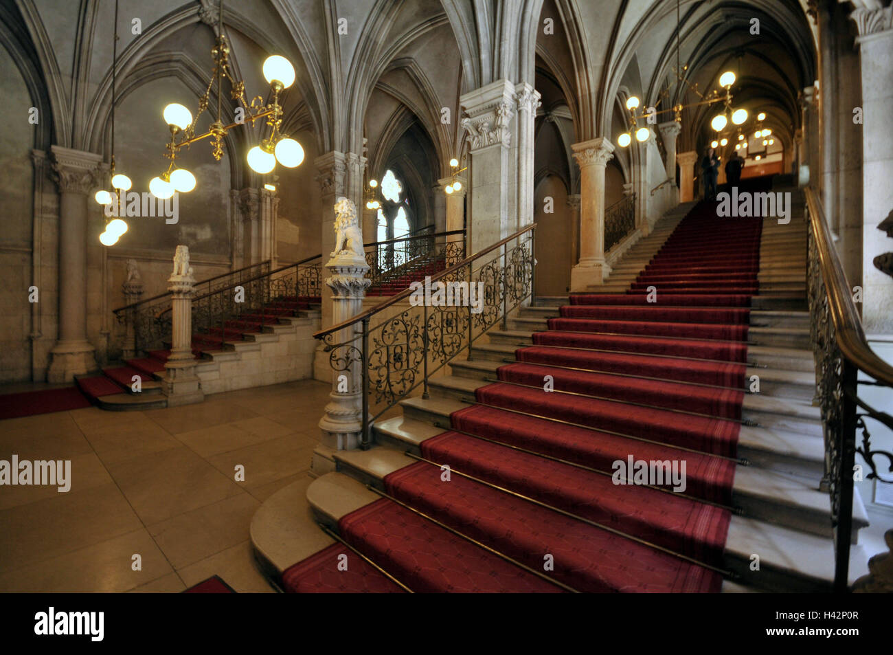 City hall stairs hi-res stock photography and images - Alamy
