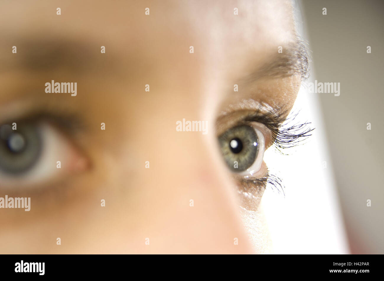 Teenager's girls, eye area, close up, person, girl, teenager, look ...