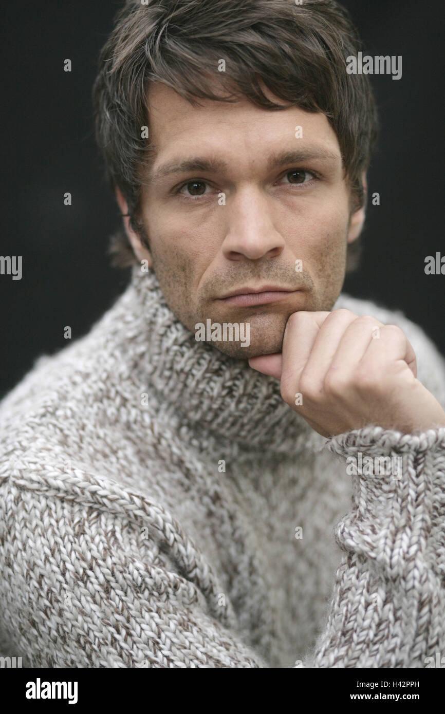 Curled Mans Portrait High Resolution Stock Photography and Images - Alamy