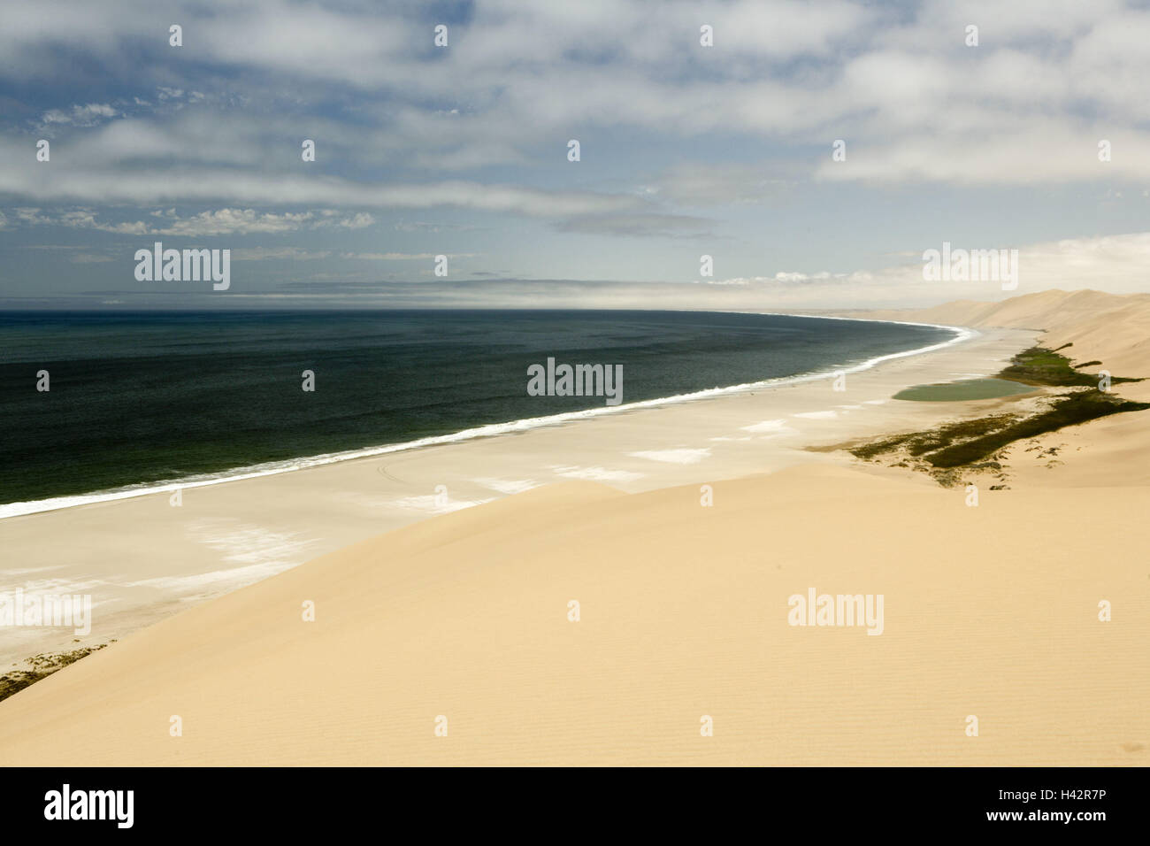 Namibia, Walvis Bay, dune 7, Atlantic coast, Africa, bay, dunes, Sand ...