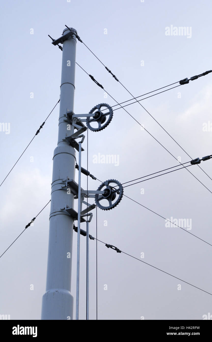 Guy wire hi-res stock photography and images - Alamy
