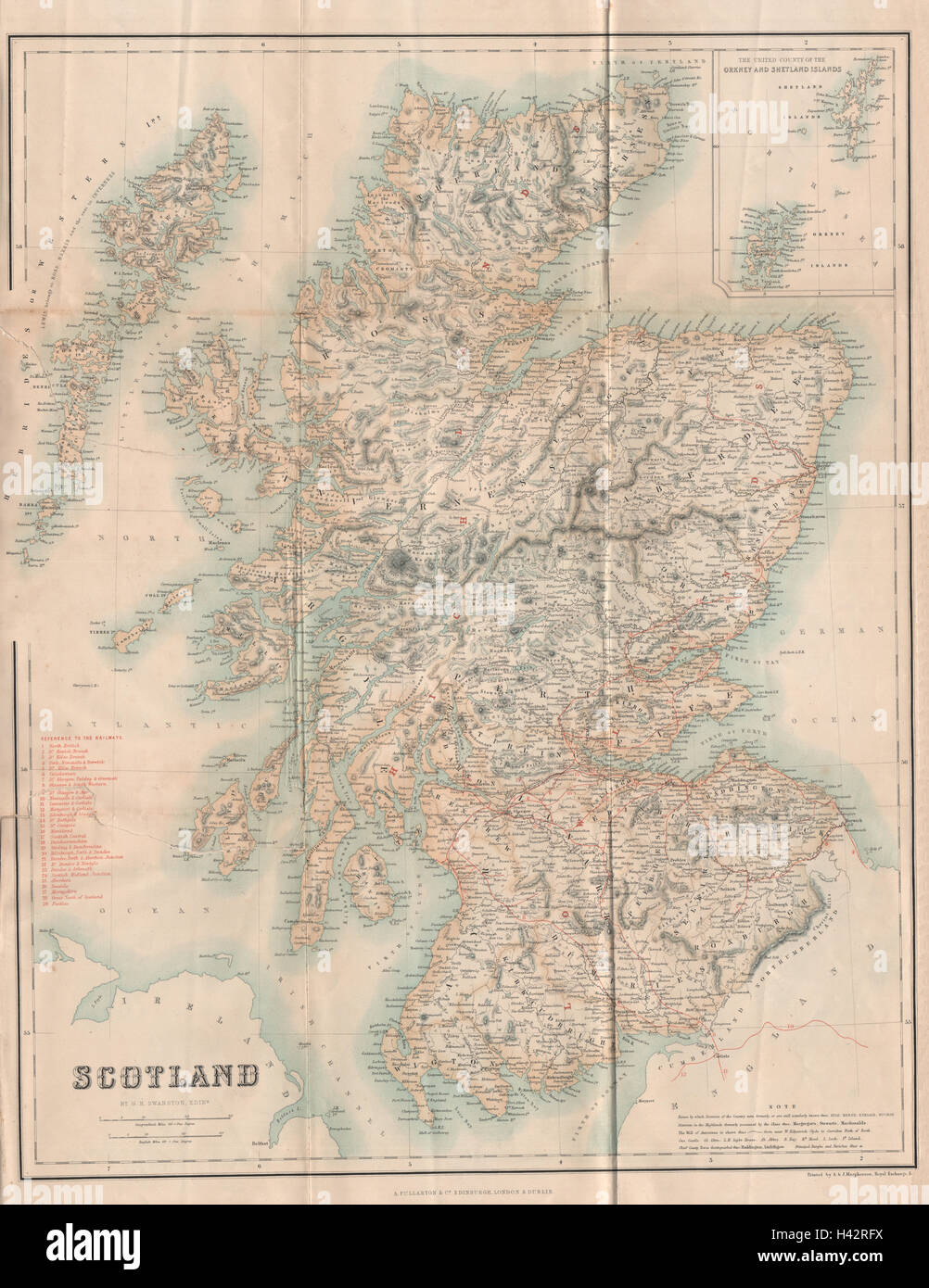 Railway lines map hi-res stock photography and images - Alamy