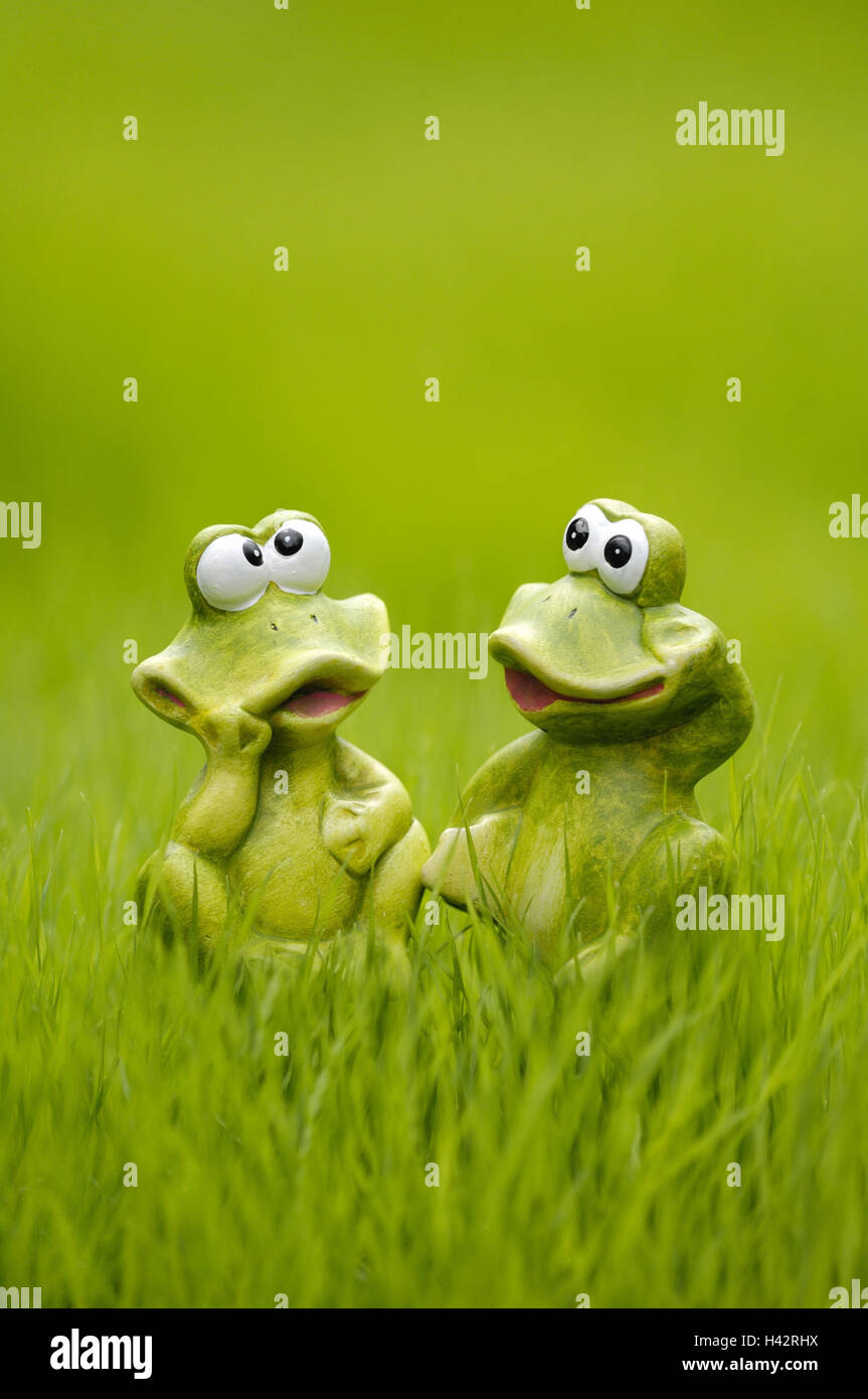Garden decoration, frogs Stock Photo - Alamy