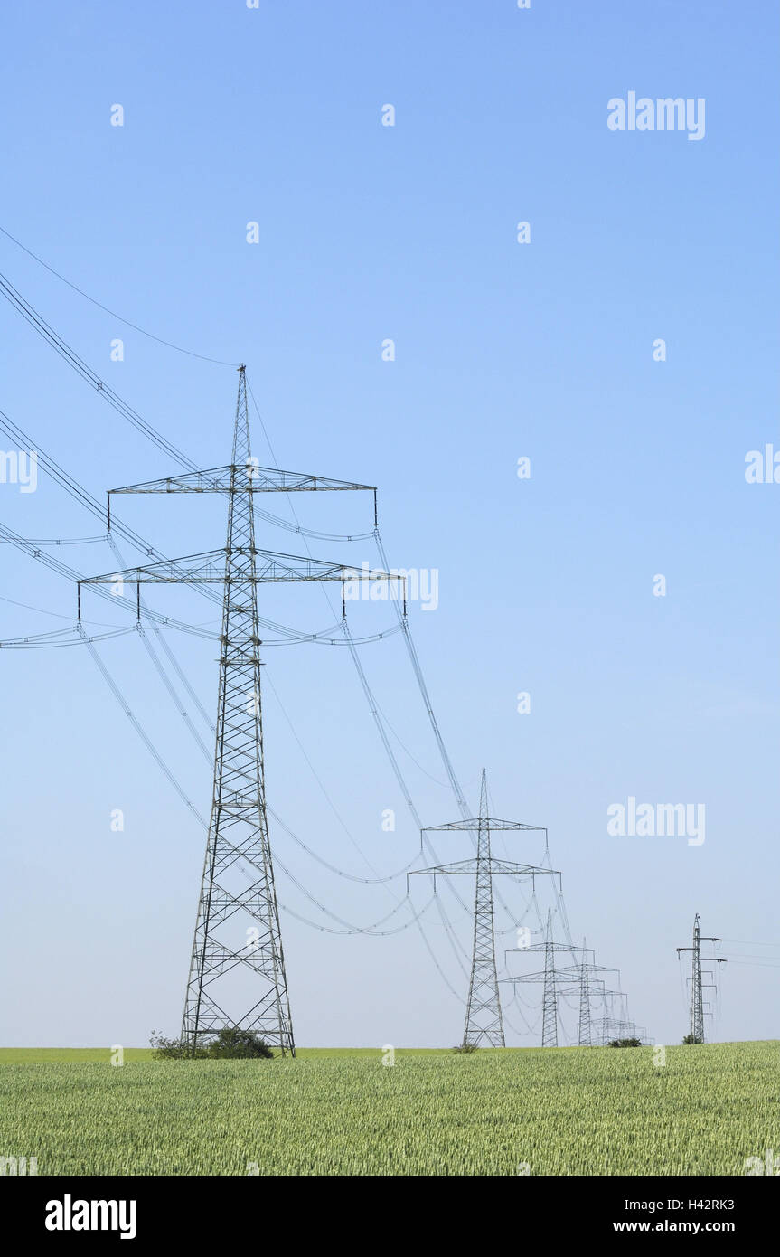 High voltage transmission poles hi-res stock photography and images - Alamy