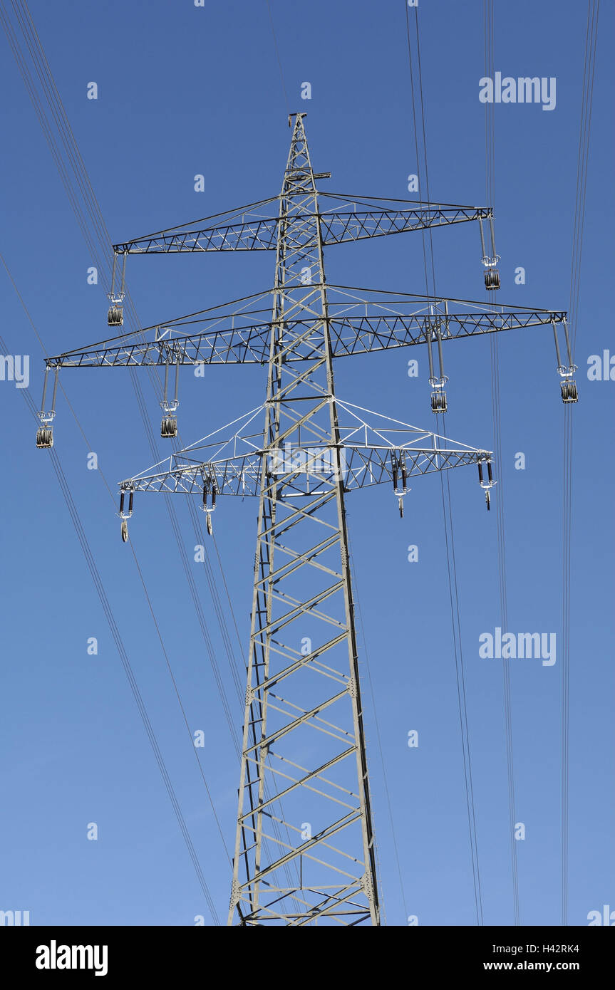 Installation of high voltage poles hi-res stock photography and images ...