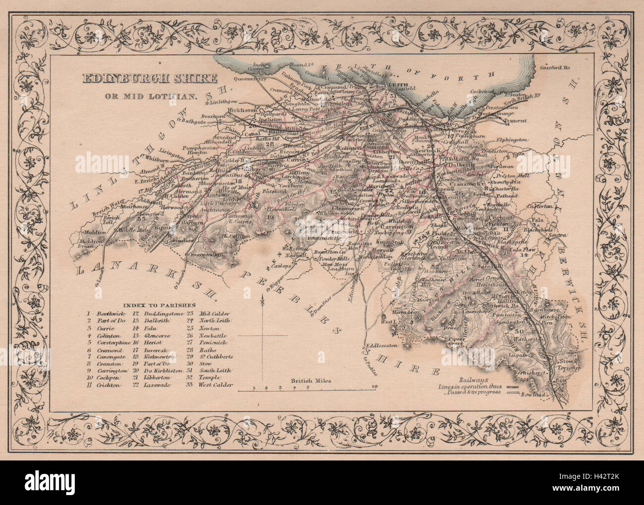 Midlothian 19th century hi-res stock photography and images - Alamy
