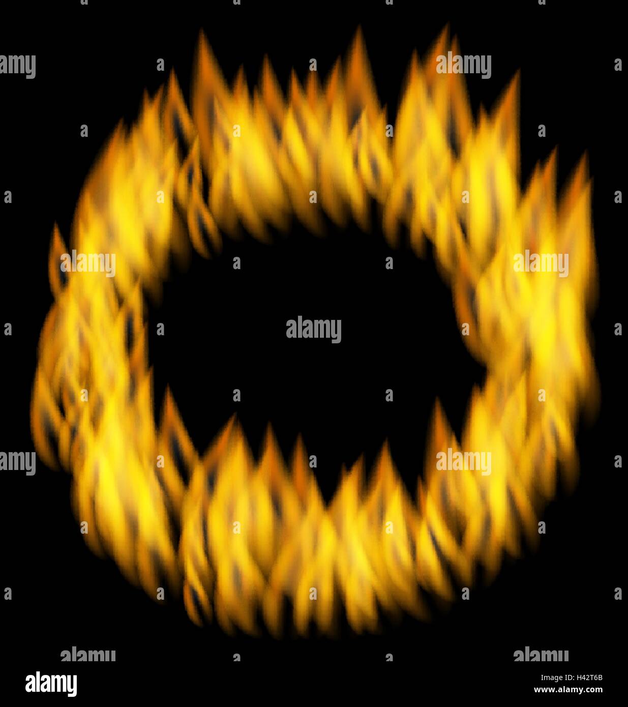 Circus flame fireball Stock Vector Images - Alamy