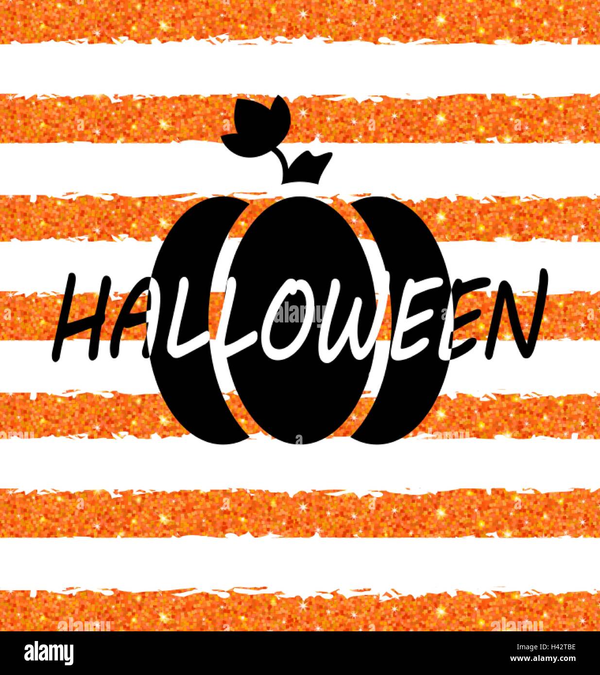 Glitter pumpkin Stock Vector Images - Alamy