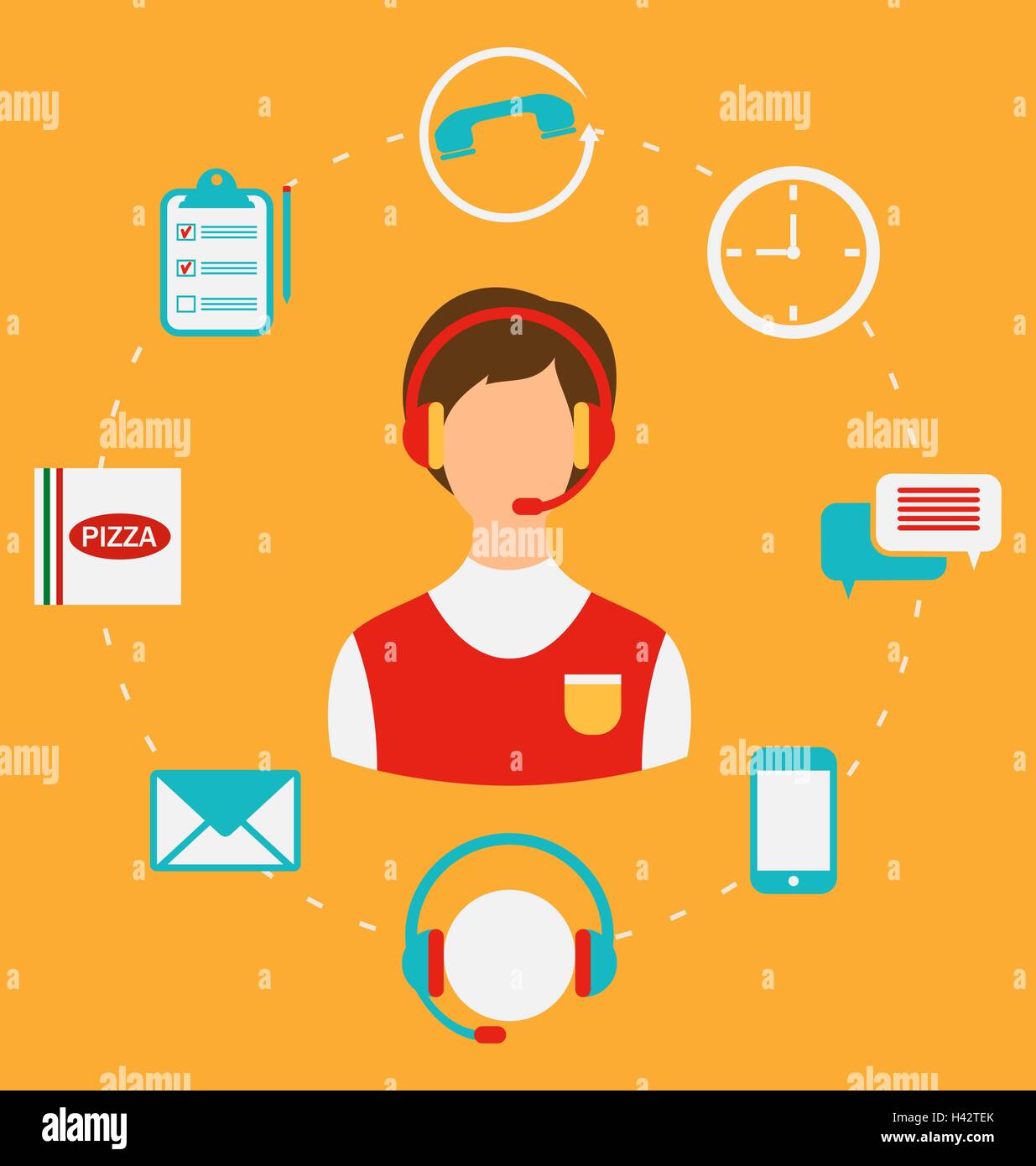 Call center infographics Stock Vector Images - Alamy