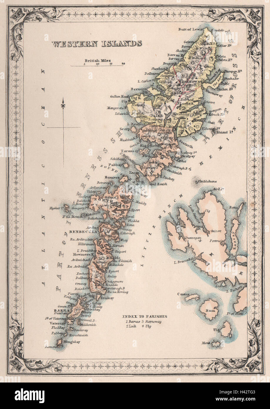 Western Isles, Scotland. Lewis Harris Uist. Outer Hebrides. FULLARTON ...