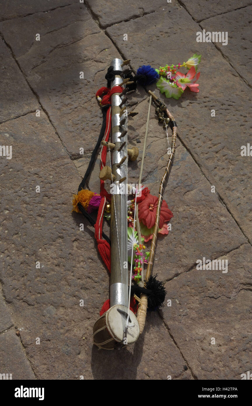 India, Rajasthan, musical instrument Stock Photo - Alamy