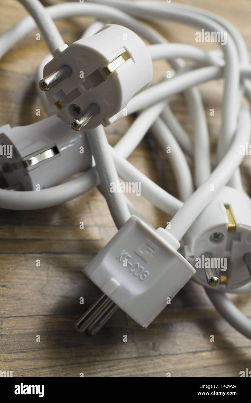 Electric cable, connector Stock Photo - Alamy