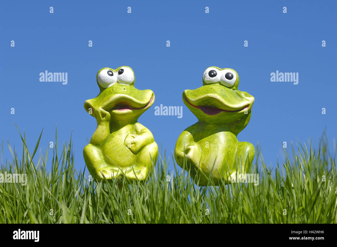 Garden decoration, frogs Stock Photo - Alamy