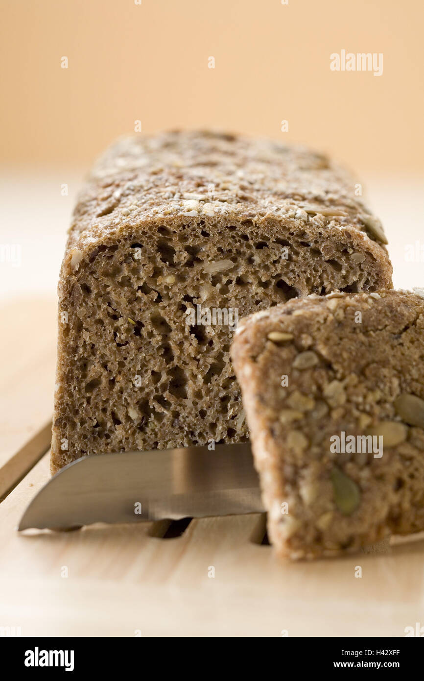 Wholemeal bread, curled, detail, blur Stock Photo - Alamy