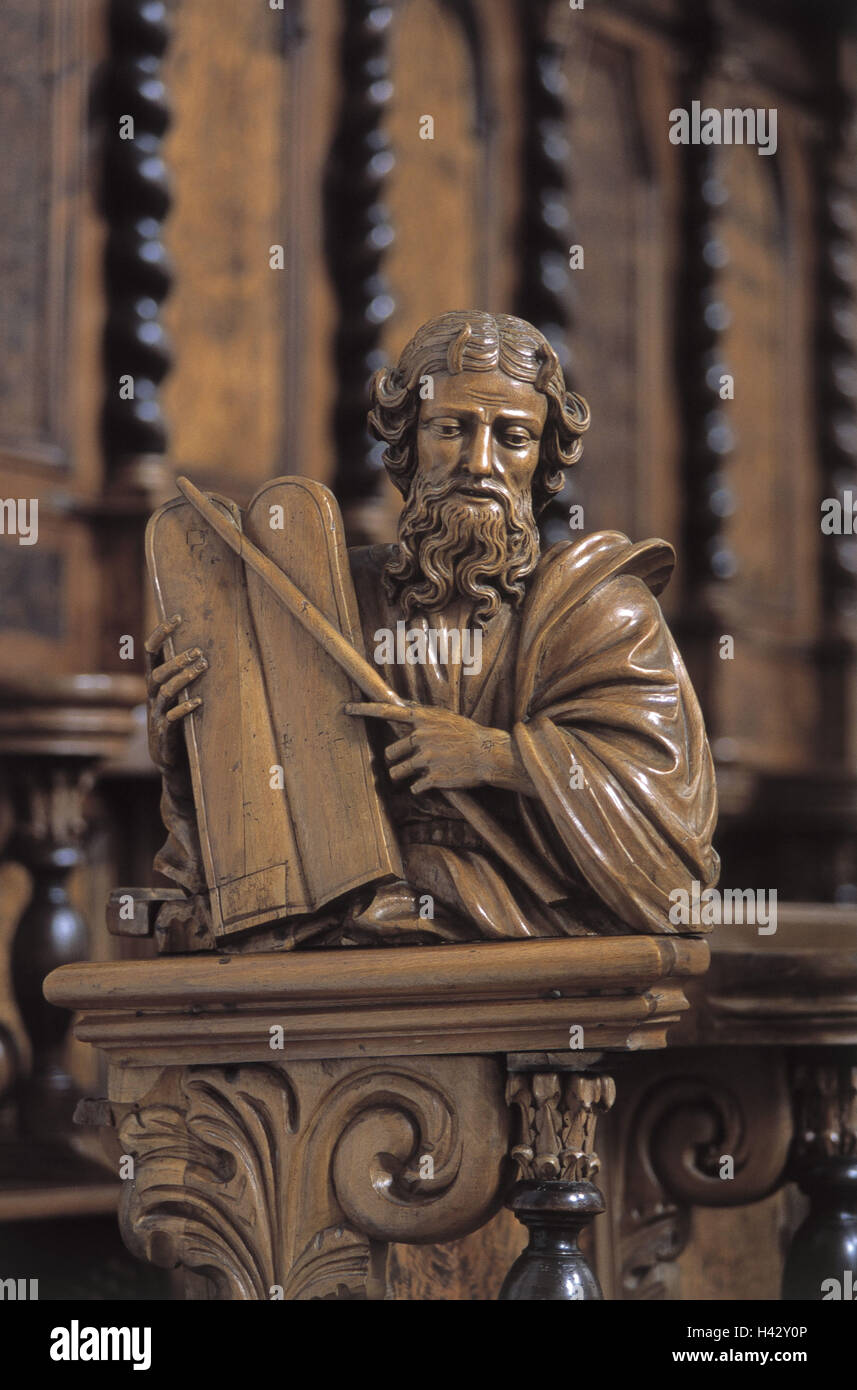 Moses sculpture hi-res stock photography and images - Alamy