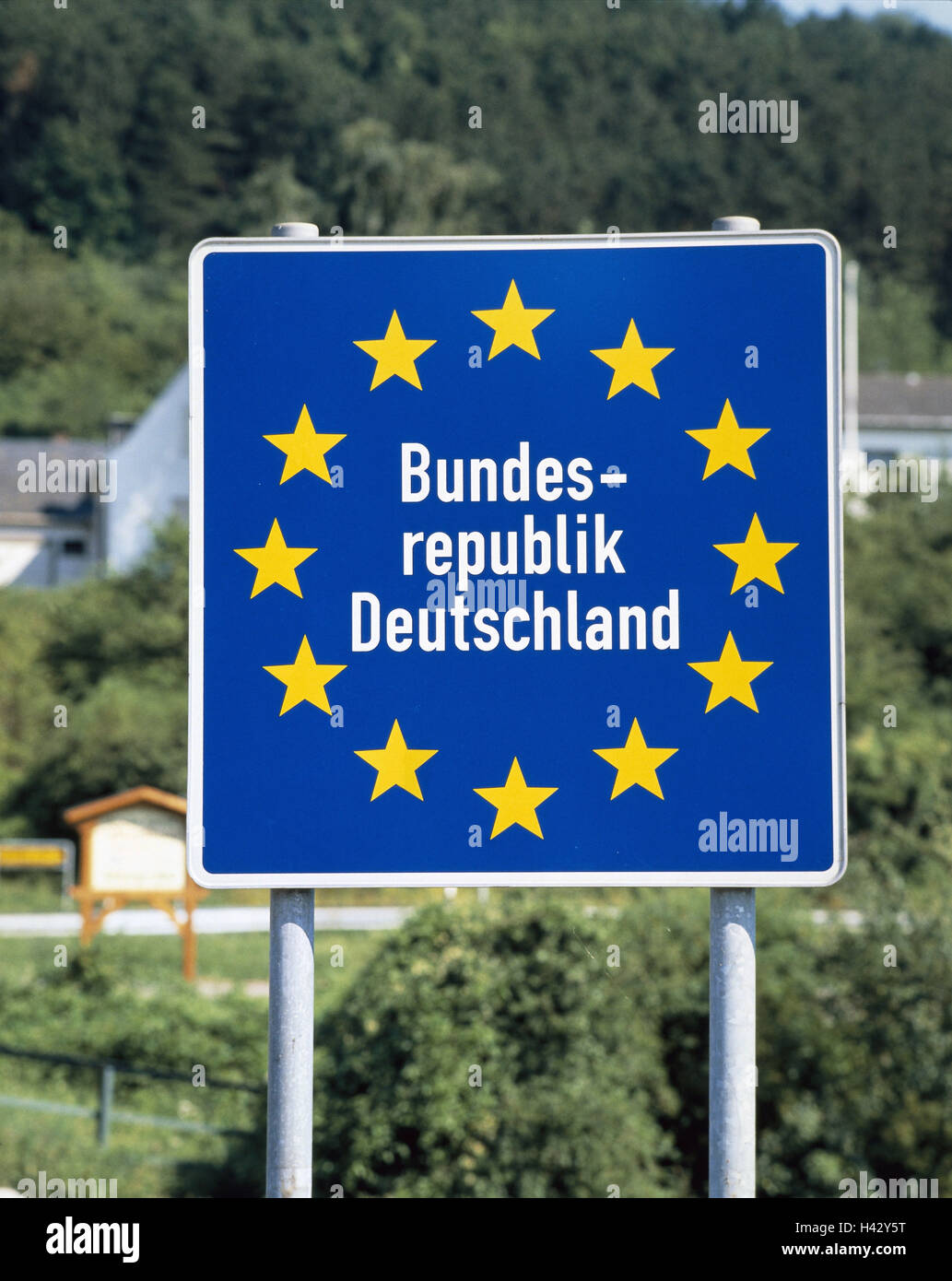Border sign federal republic of germany hi-res stock photography and ...