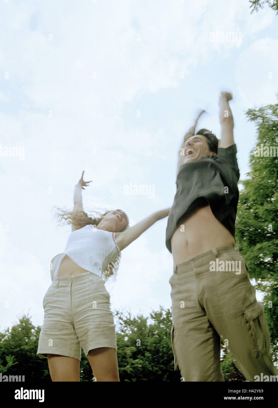 Jump into arms hi-res stock photography and images - Alamy