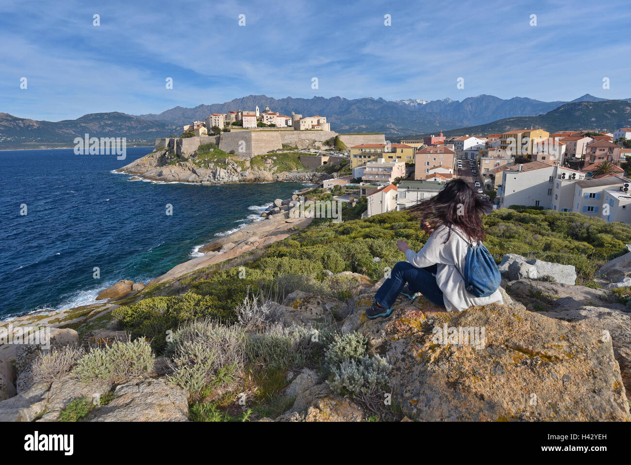 Calvi and its genoese citadel hi-res stock photography and images - Alamy