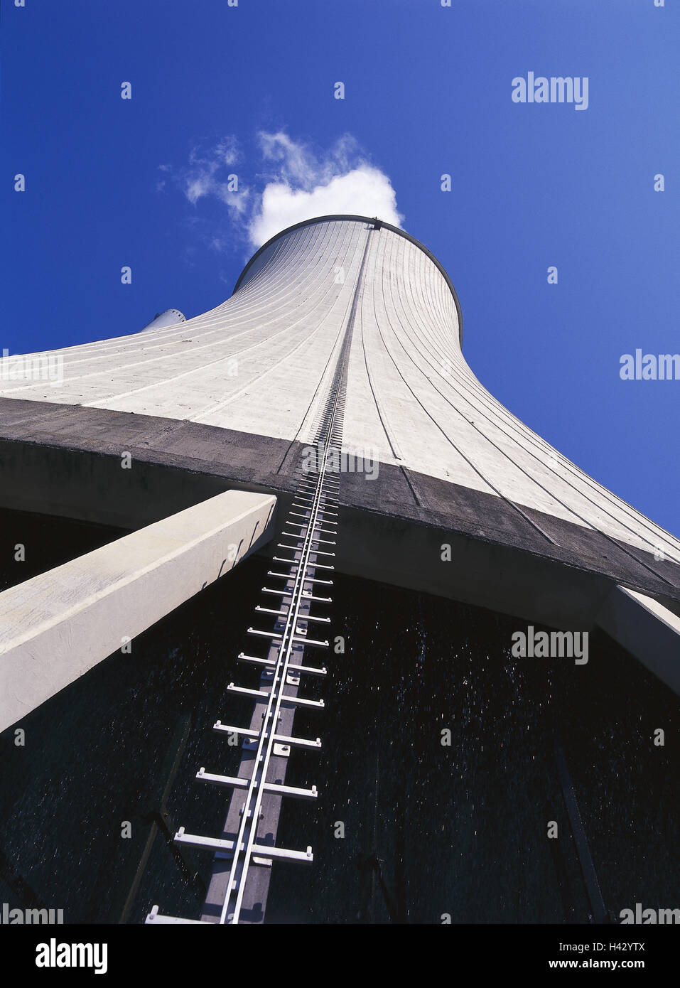 Coal-fired power station, cooling tower, conductor, industry, economy ...