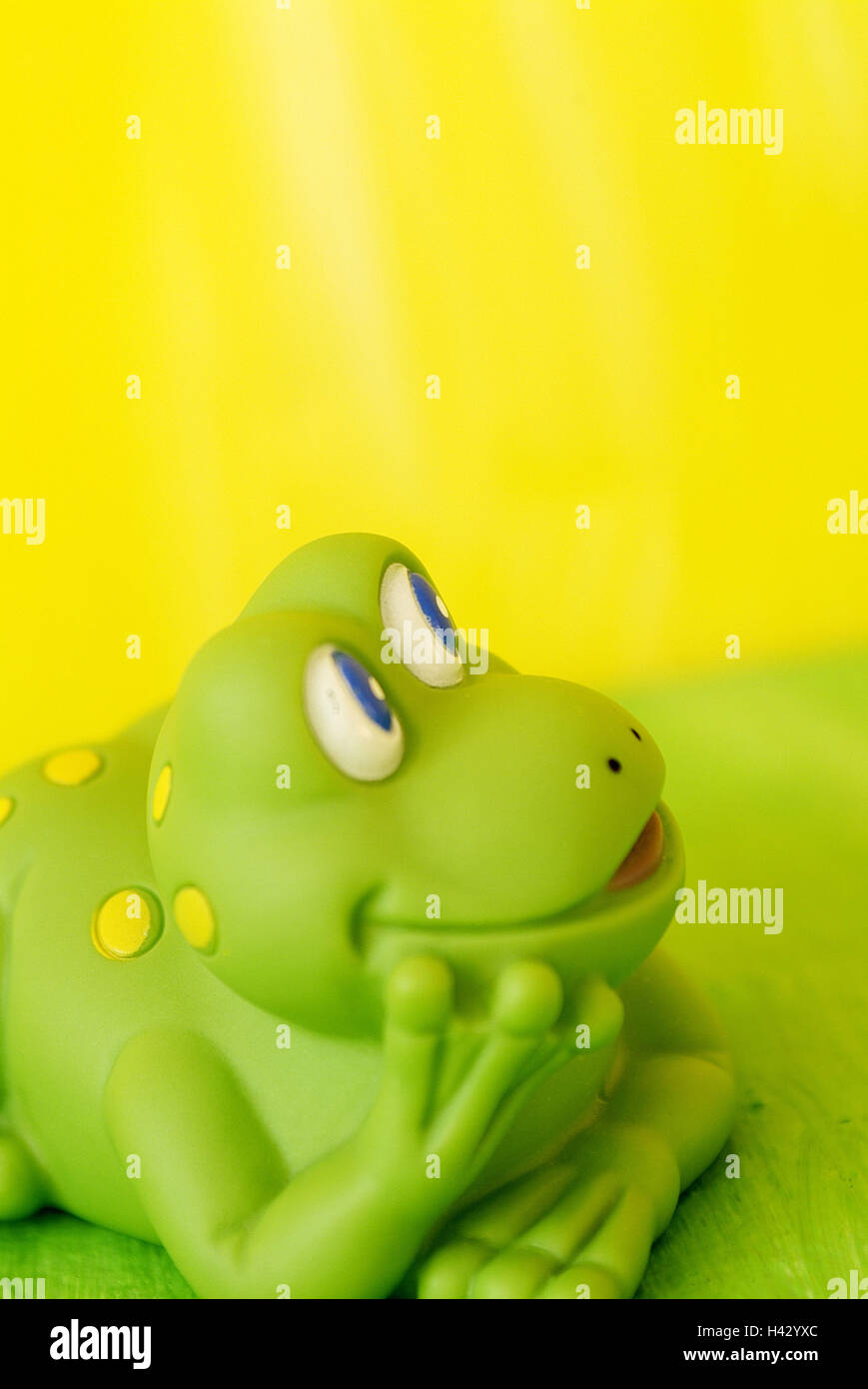 Rubber animal, frog, thoughtful Toy, bath toy, water toy, bathtub ...