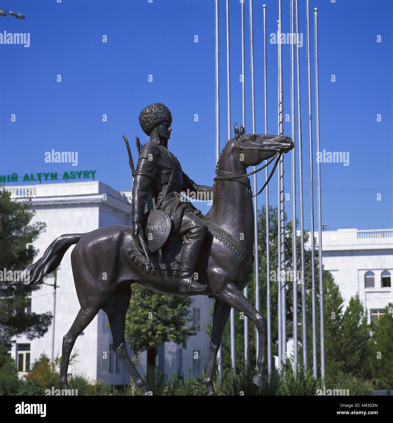 Turkmen cavalry hi-res stock photography and images - Alamy