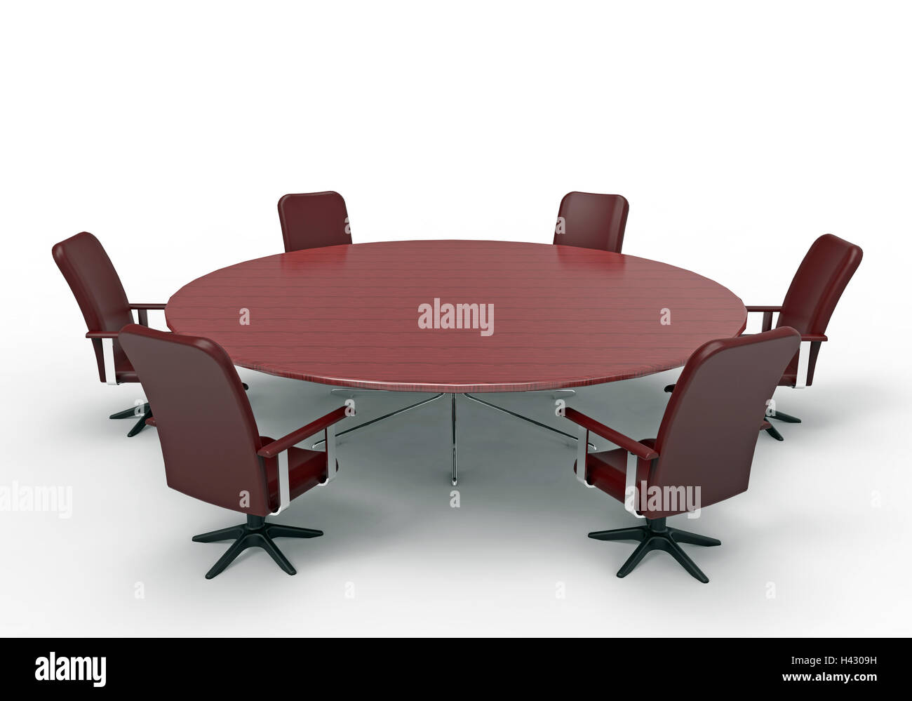 3d rendering meeting table chairs hi-res stock photography and images ...