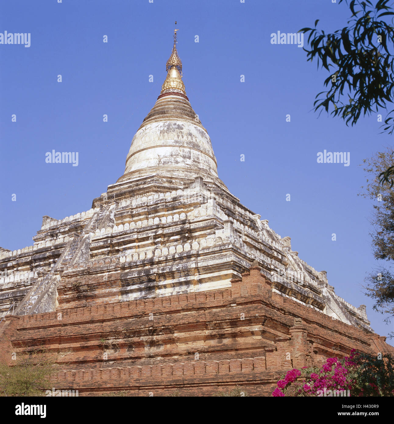 Myanmar, Bagan, Thatbyinnyu temple, detail, 12 cent., Asia, Indochina ...