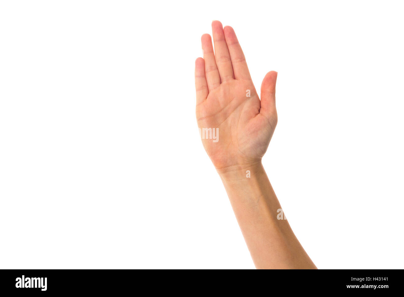Human finger pointing up hi-res stock photography and images - Alamy