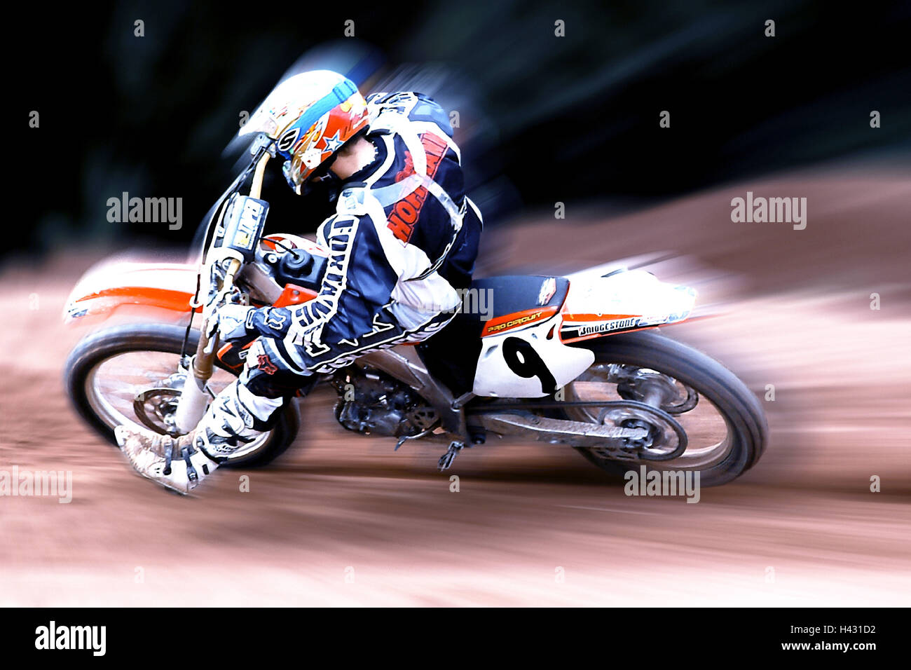 Area, moto cross driver, side view, slant, blur, motorcycle sport, moto ...