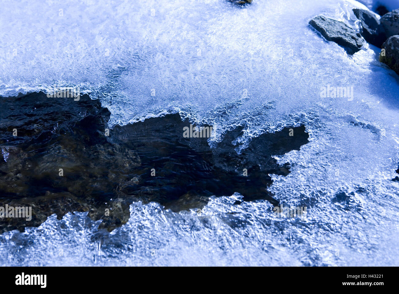 Ice snow detail hi-res stock photography and images - Alamy