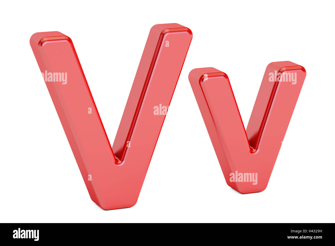 Letter v 3d hi-res stock photography and images - Alamy