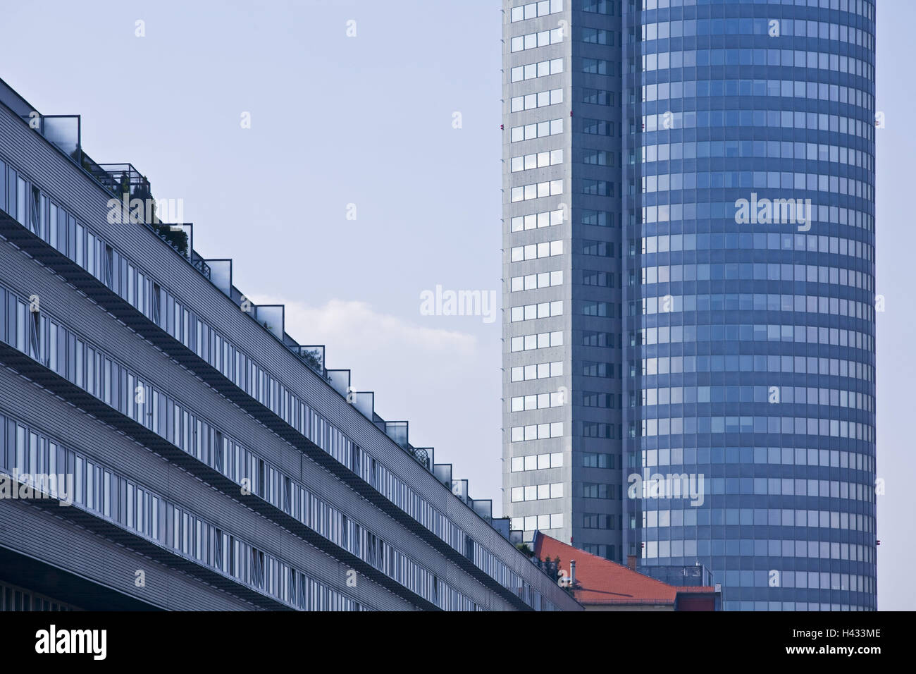 Austria, Vienna, Milleniumstower, high rise, modern architecture Stock ...