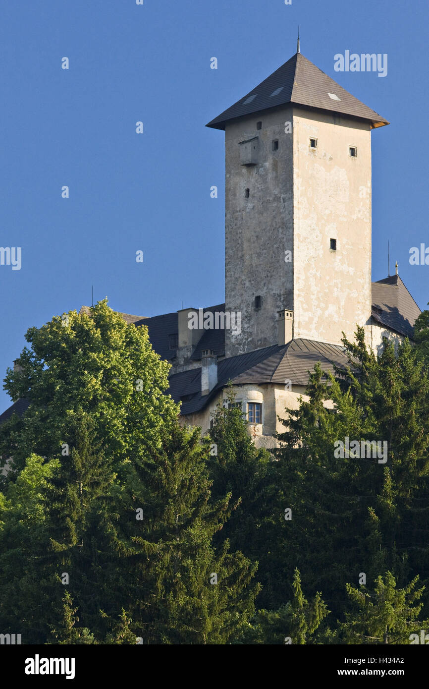 Austria, Lower Austria, forest fourth, castle Rapottenstein Stock Photo ...