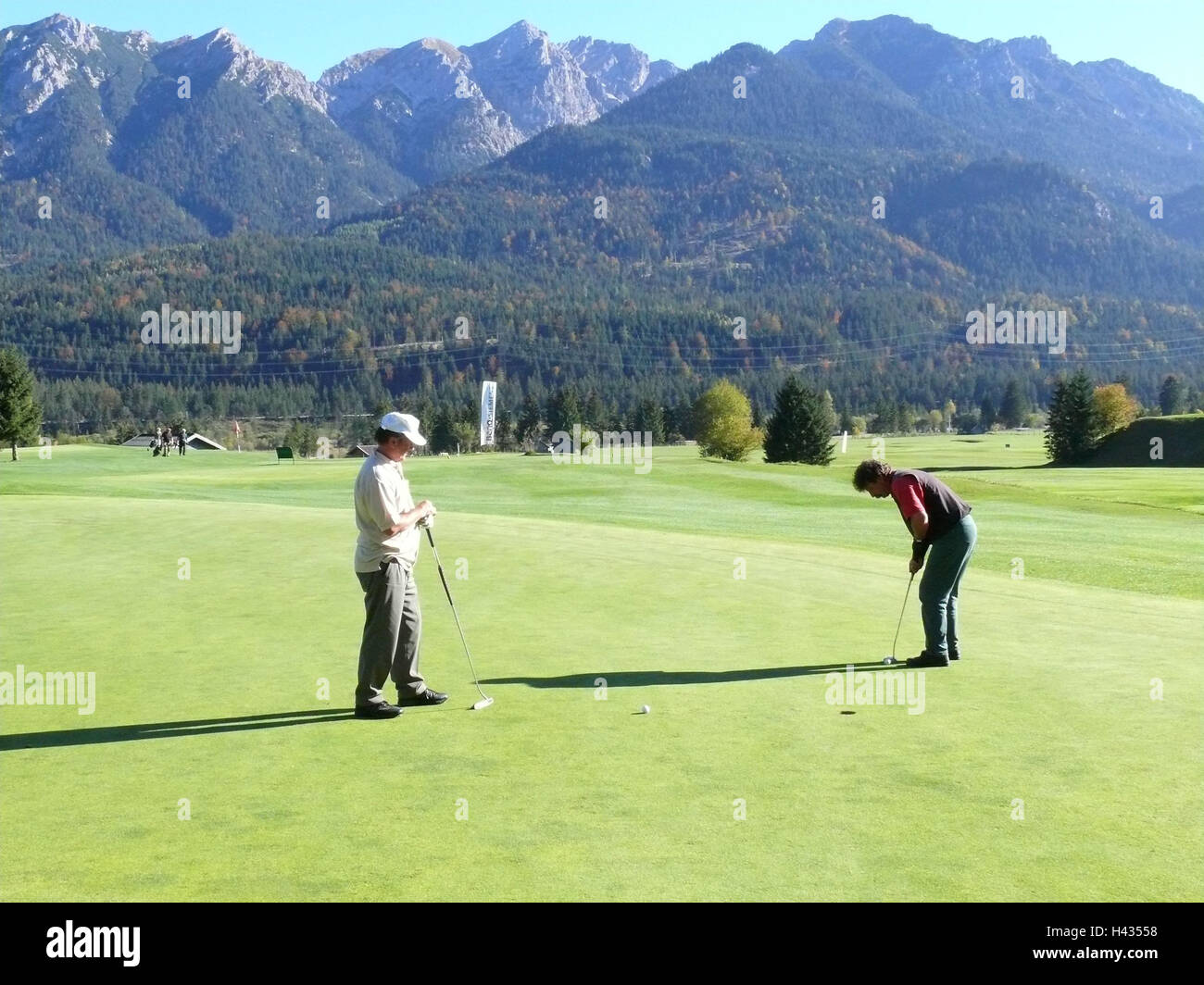 Golf course, golfers, sport, putts hobby, leisure time leisure time ...