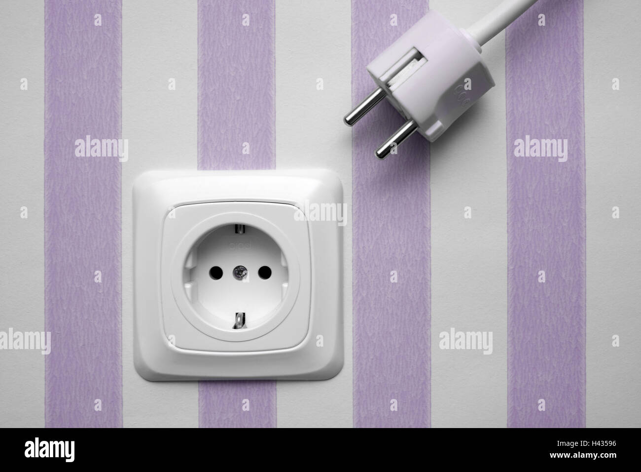 Socket, plug, cable Stock Photo - Alamy