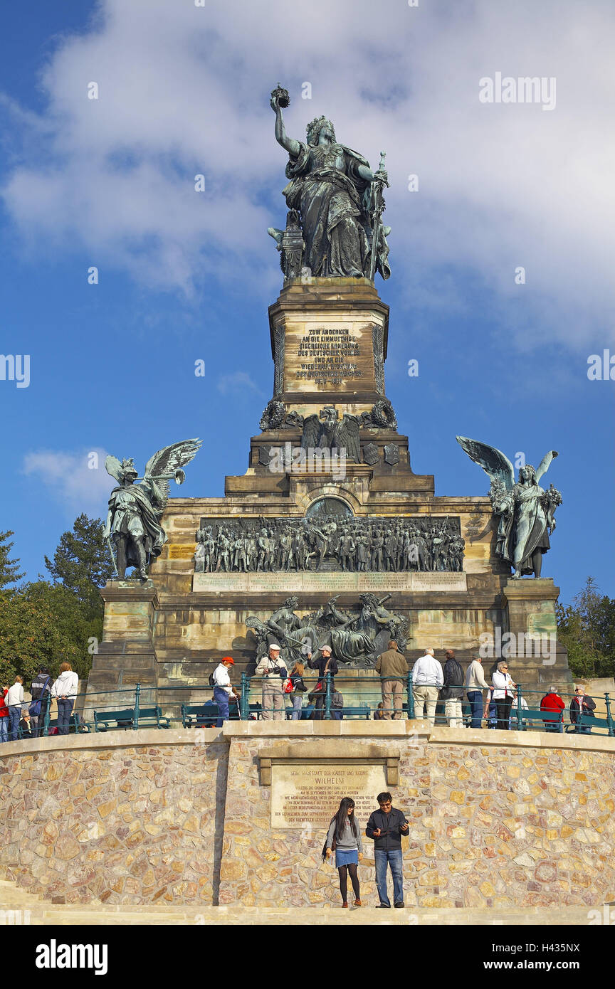 Germany, Hessen, rough home, copse monument, visitor, no model release ...