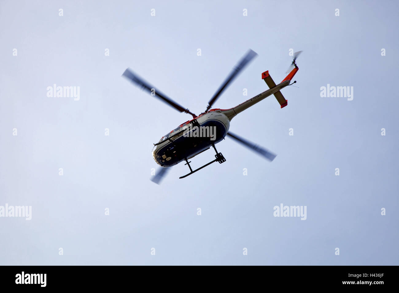 Helicopter, from below Stock Photo - Alamy