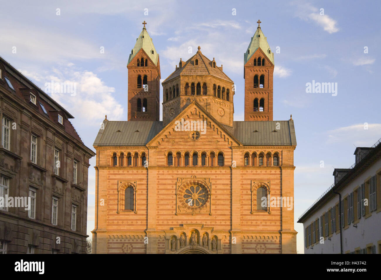 Germany, Rhineland-Palatinate, Speyer, cathedral, structure, Domplatze ...