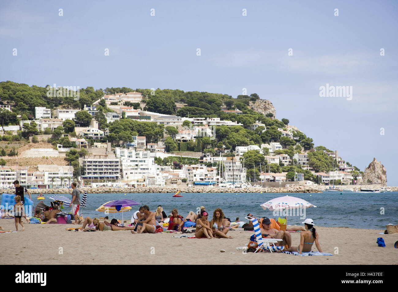 Sea, L'Estartit, beach, Costa Brava, Catalonia, Spain, bay, place ...