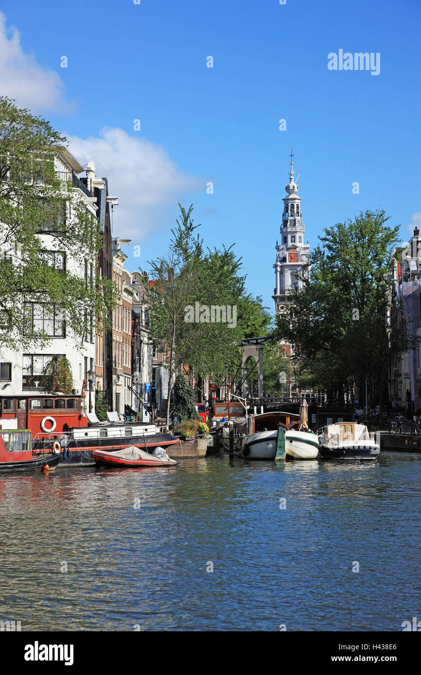 The Netherlands, Amsterdam, channel, boots Stock Photo - Alamy