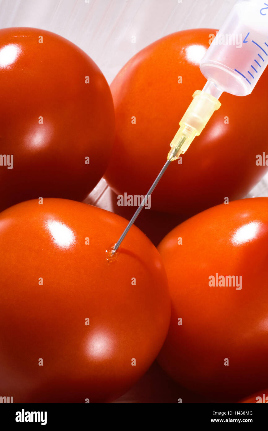 Tomatoes syringe injection hi-res stock photography and images - Alamy