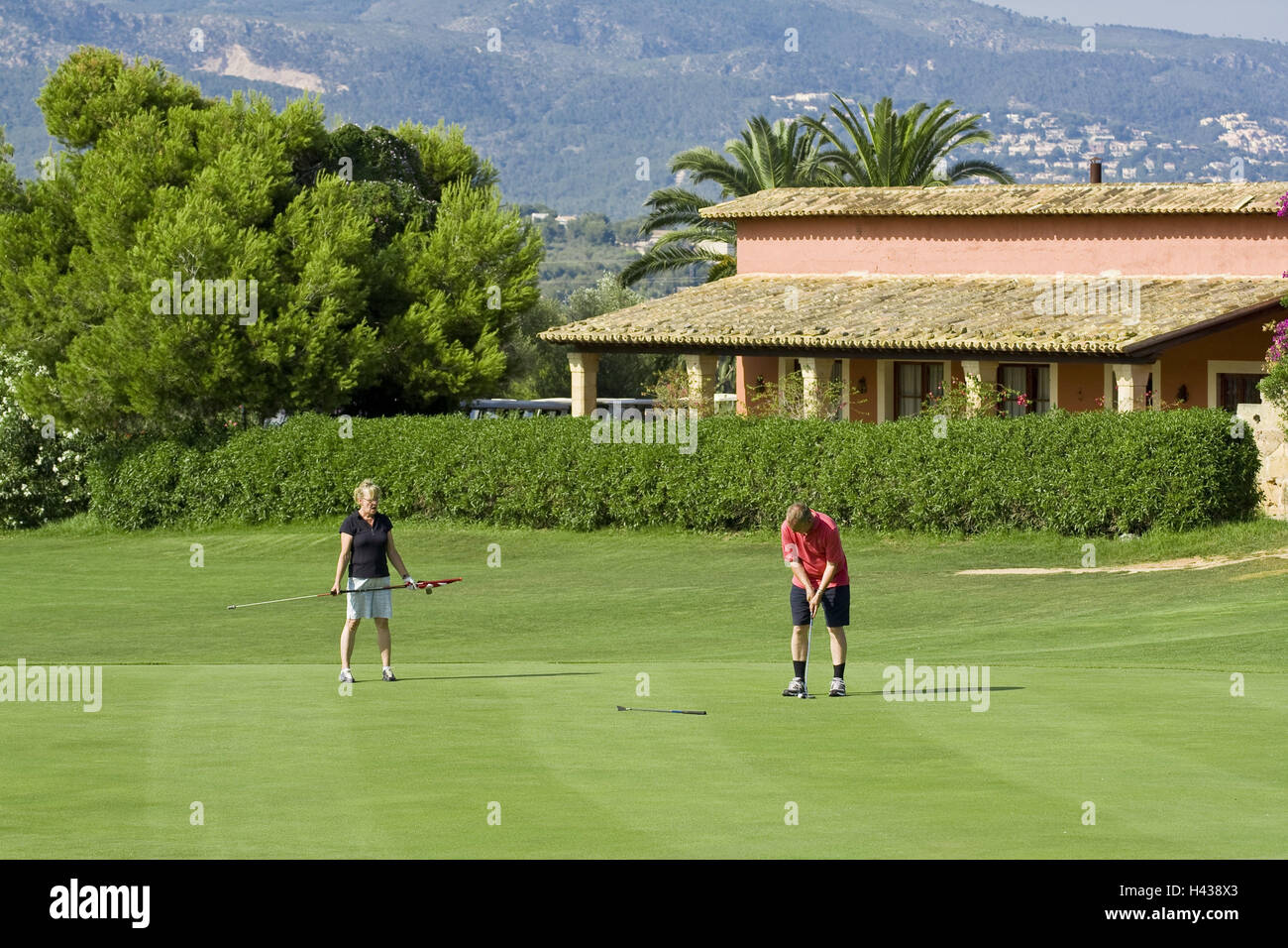 Spain, the Balearic Islands, island Majorca, Poniente, golf course ...