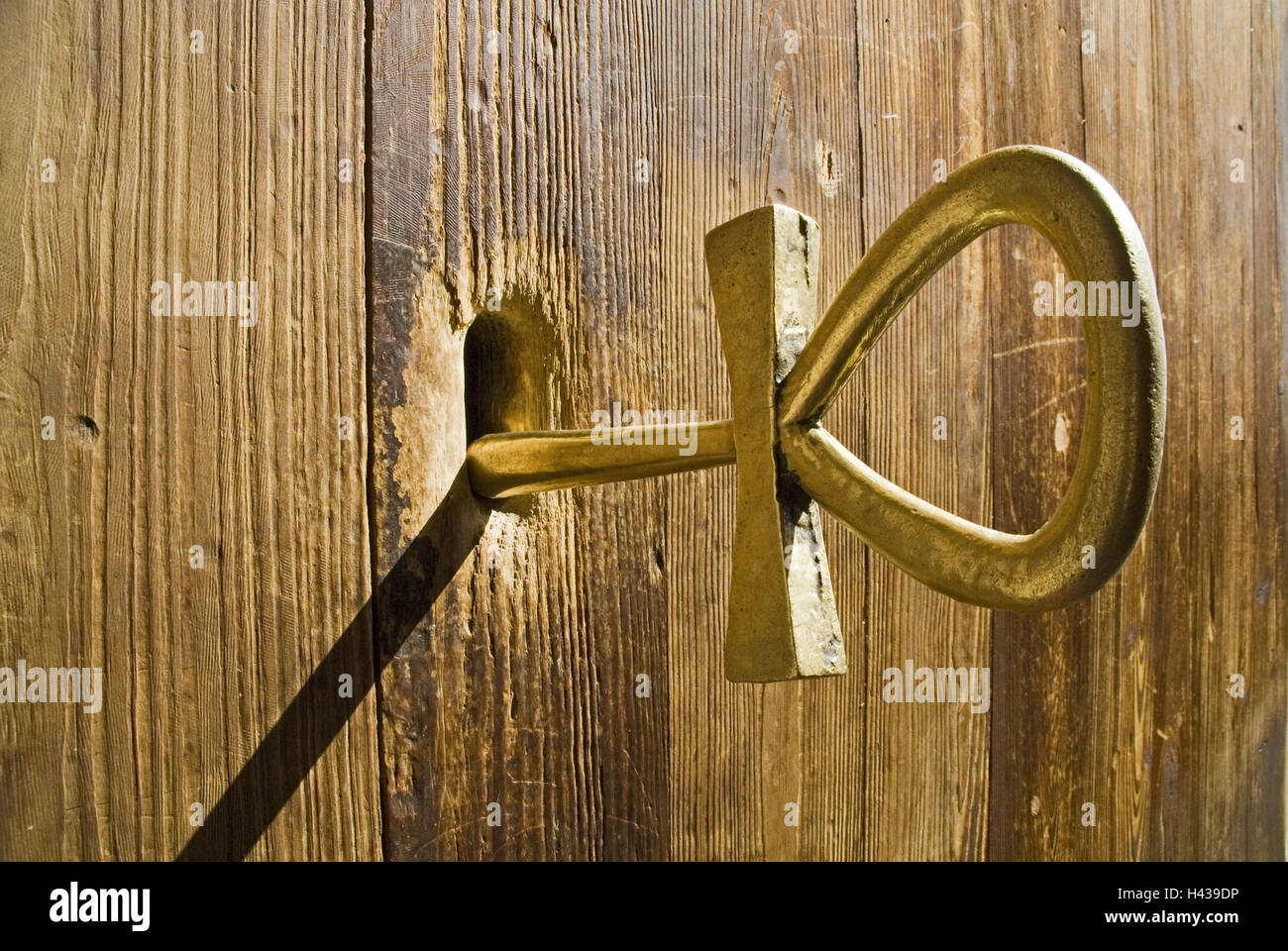 Egypt, Abu Simbel, Ramses temple, door, key, Anch, medium close-up ...