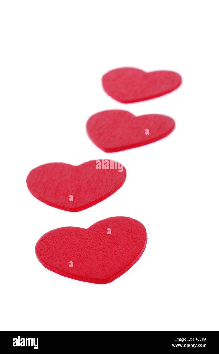 Four red hearts hi-res stock photography and images - Alamy