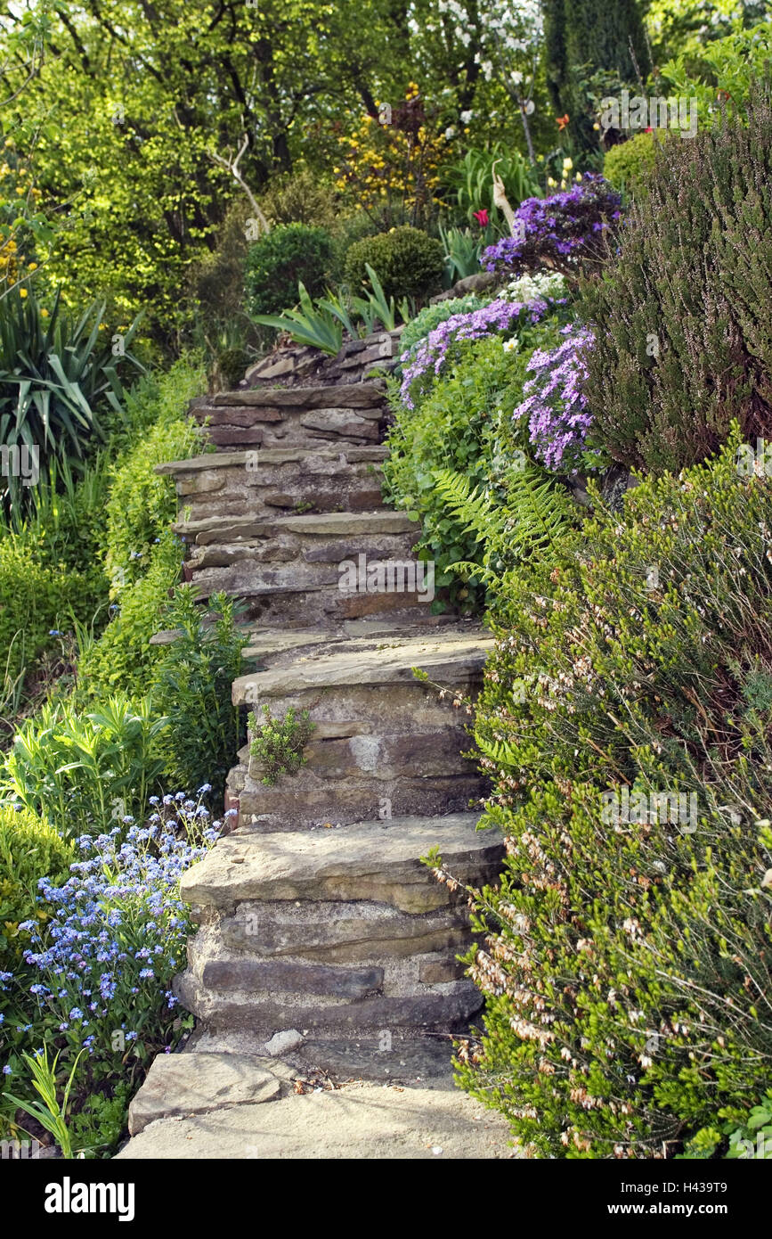 Curved stone stairs hi-res stock photography and images - Alamy